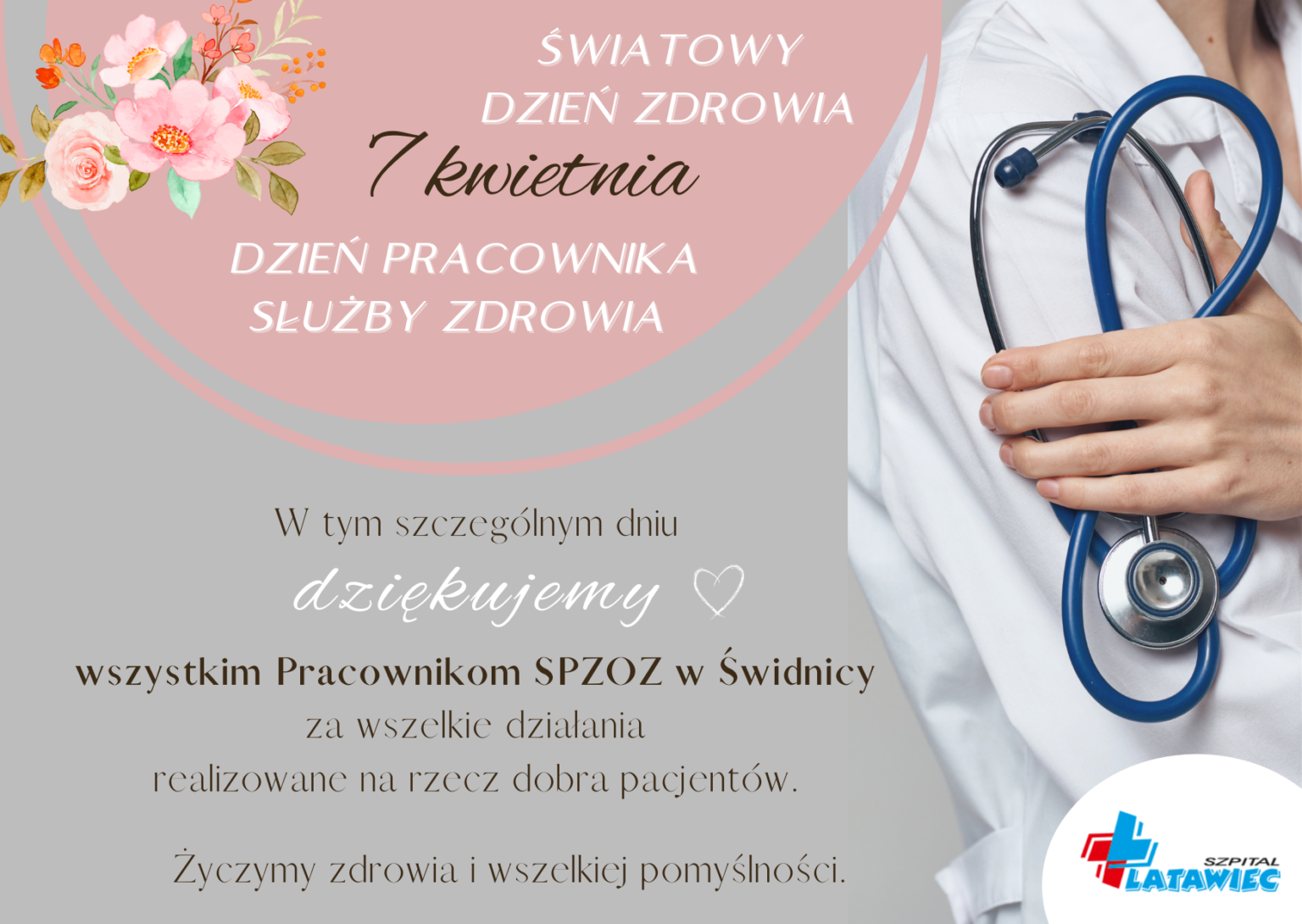 7 kwietnia – Światowy Dzień Zdrowia i Dzień Pracownika Służby Zdrowia – Szpital